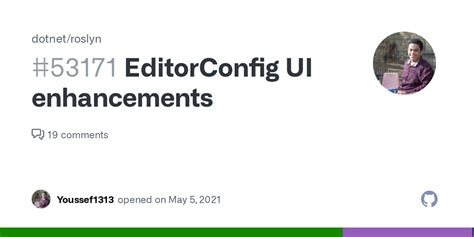 editorconfig ui enhancements · issue 53171 · dotnet roslyn · github