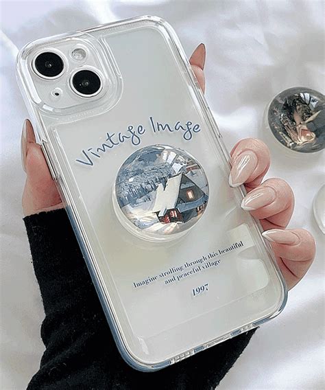 [케이스 스마트톡💖] 아이폰 15 14 13 12 미니 프로 갤럭시 S24 S23 S22 울트라 Z플립 3 4 5 A32 감성 윈터 그립 스마트톡 생일 선물 우정 커플 에이블리