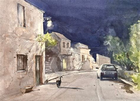 Paint A Watercolor Nocturne Learn To Paint Watercolor
