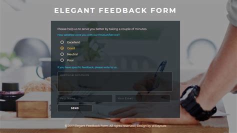 asp mvc 16 elegant feedback form flat responsive foxlearn