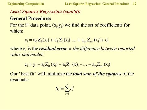 Ppt Engineering Computation Curve Fitting 1 Powerpoint Presentation