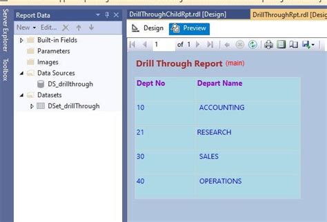 Ssrs Reports Creative Minds