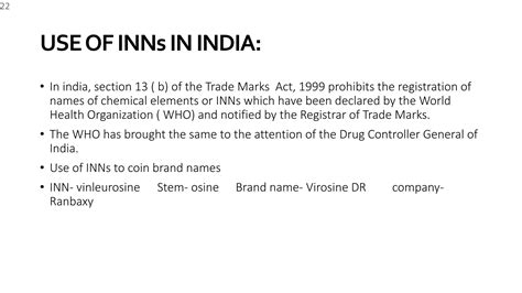International Non Proprietary Names For Drugs1pptx