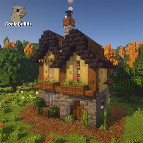 Minecraft Cute Aesthetic Cottage Tutorial Minecraft Designs