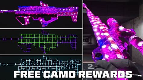 Unlock 3 New Animated Camos Rewards Synth Bust Gridlocked And More Mw3 Get Higher Event