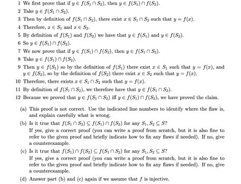 Solved 43 Points Let S T Be Arbitrary Sets And Let Chegg Com