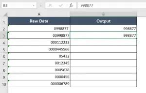 Ways To Remove Leading Zeroes In Excel Excelgraduate