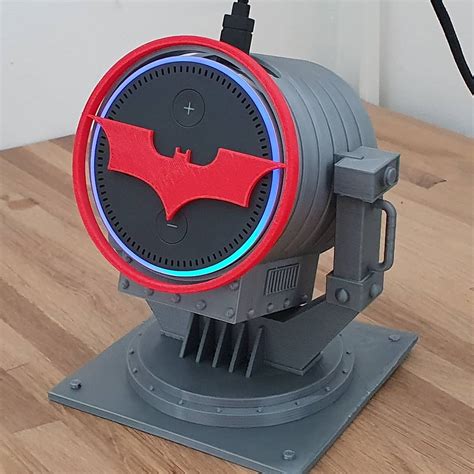 3d Printable Echo Dot Bat Signal By Francesco Rosa Brusin