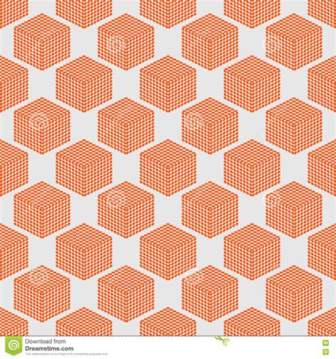 Abstract Geometric Isometric Seamless Pattern Stock Vector