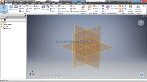 Dasar Dasar Teknik Sketch Pada Inventor Autodesk Inventor Indonesia
