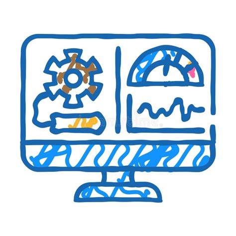 Performance Testing Analyst Icon Doodle Illustration Stock Illustration Illustration Of