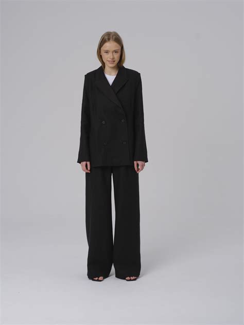 Жакет льняной BLACK