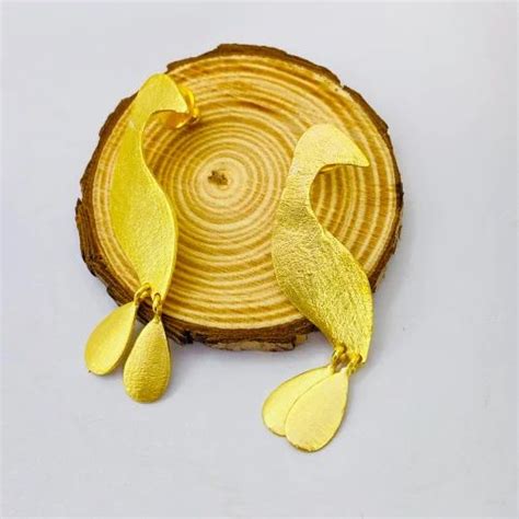 Gold Plated Peacock Design Of Earrings At Rs 1090pair मोर वाले