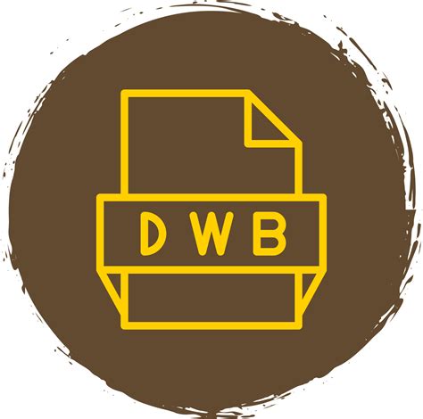Dwb File Format Icon 15692341 Vector Art At Vecteezy