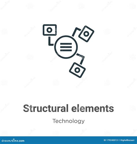 Structural Elements Icon Trendy Structural Elements Logo Concept On White Background From