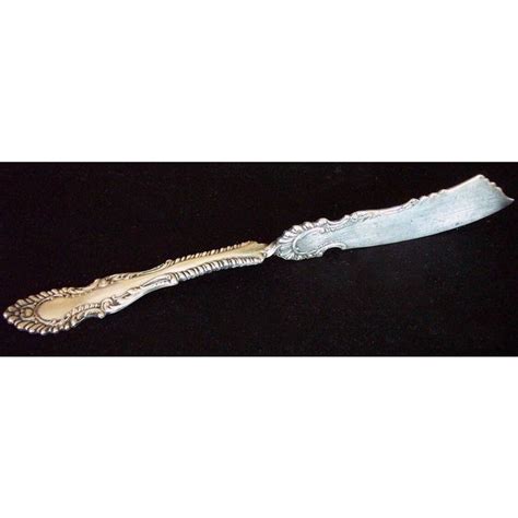 1897 Issue Wm A Rogers A1 Silverplate Elberon Pattern Twisted Butter Knife On Ebid United