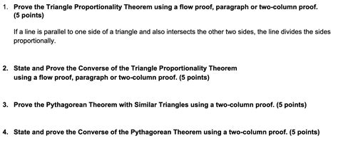 Solved Prove The Triangle Proportionality Theorem Using A Chegg Com