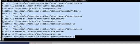 Nextjs And Pannellum React Global Css Cannot Be Imported From Within