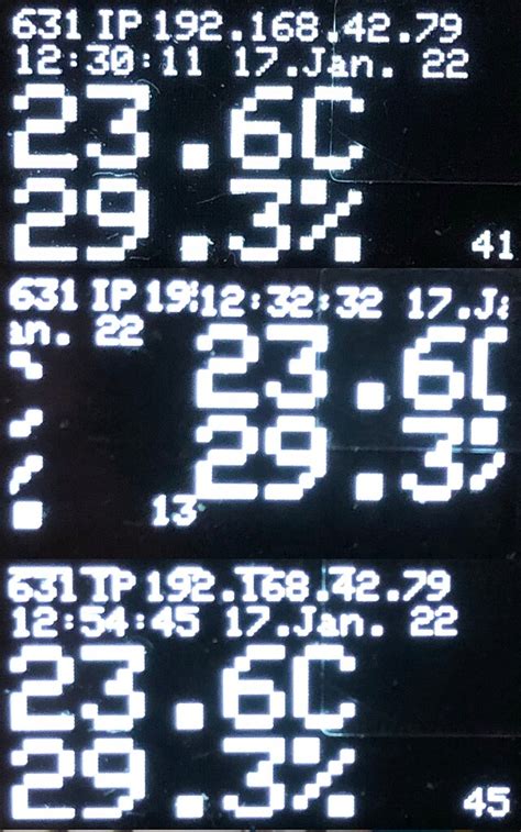 oled 128x64 i2c am esp32 sporadische anzeigefehler deutsch arduino