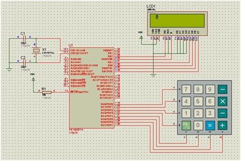 Interfacing Lcd And Keypad With Pic16f877a Microcontroller Dc Motor