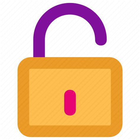 Open Padlock Secure Security Unlock Icon Download On Iconfinder