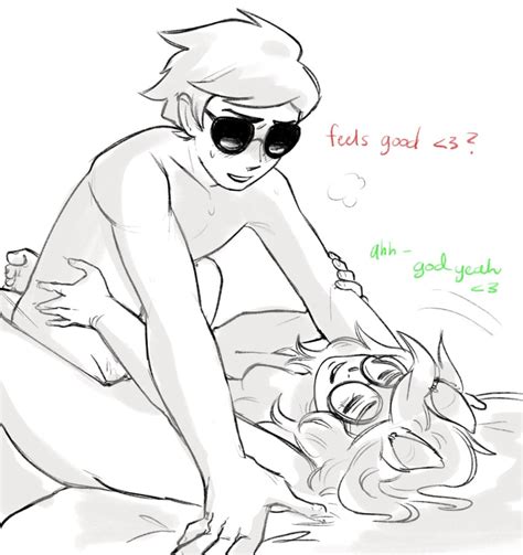 Rule 34 Blonde Hair Dave Strider Dog Ears Dog Girl Female Glasses