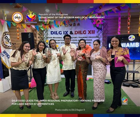 Dilg Dose Leads The Inter Regional Preparatory Training Program For