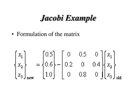 Ppt Lecture 8 Iterative Systems Of Equations Powerpoint