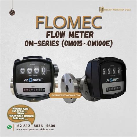 Flomec Flow Meter Utatip Metertek Duas