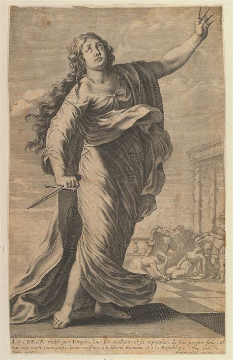 Lucretia 1647 By Gilles Rousselet And Abraham Bosse