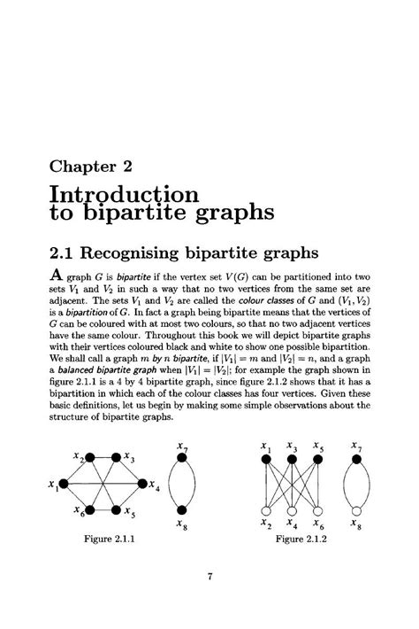 Introduction To Bipartite Graphs Chapter 2 Bipartite Graphs And Their Applications