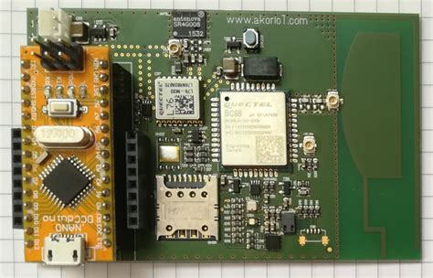 Akoriot Nano With Arduino Nano Stm32 Nucleo 32 And Nb Iot Gsm And Gnss Module
