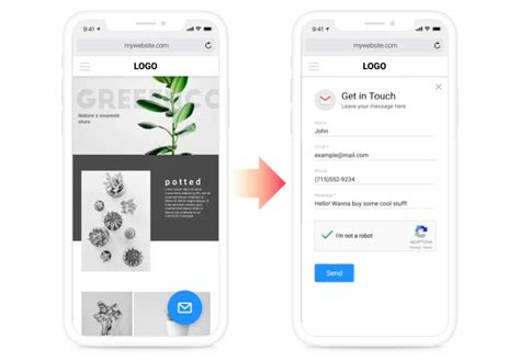Html Contact Form Widget Create A Contact Form In Html For Free