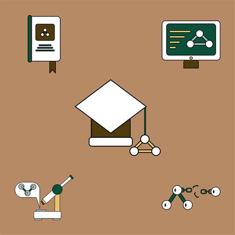 아이콘 및 분자 및 원자 벡터 컬렉션 Ai Eps Uidownload