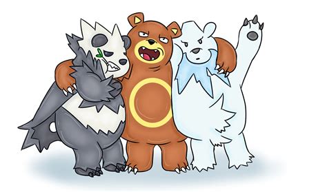 Ursaring Beartic Pangoro
