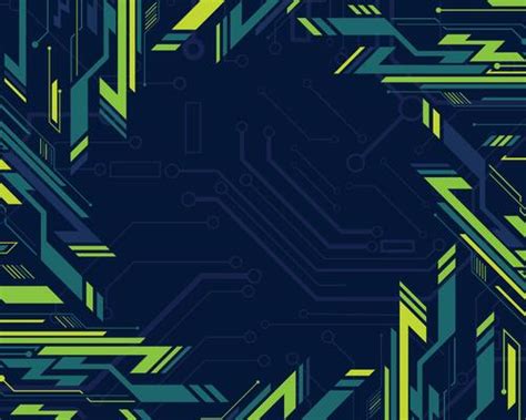 Tech Border Pattern Vector Art Icons And Graphics For Free Download