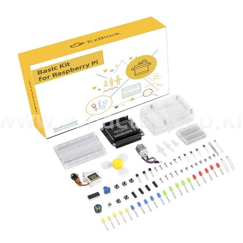 Ezblock Pi Basic Kit For Raspberry Pi 이지블럭 파이 베이직 키트 아이씨팩토리