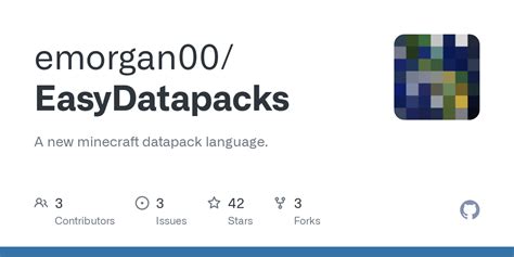 Github Emorgan Easydatapacks A New Minecraft Datapack Language