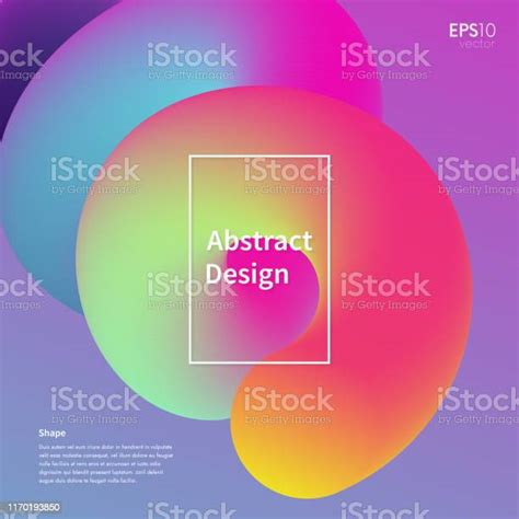 추상 3d 유체 모양 벡터 배경입니다 유행 다채로운 현대 배경입니다 미래 벽지 0명에 대한 스톡 벡터 아트 및 기타 이미지 0명 개념 그라데이션 Istock