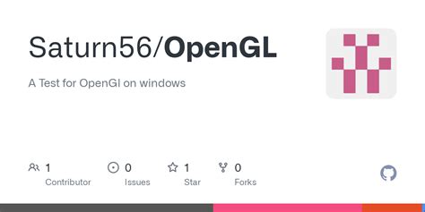 Github Saturn56 Opengl A Test For Opengl On Windows