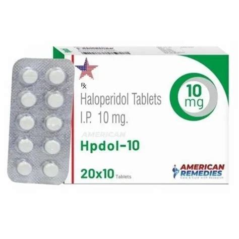 Haloperidol 10mg Tablet At ₹ 49box Surat Id 2850832519162
