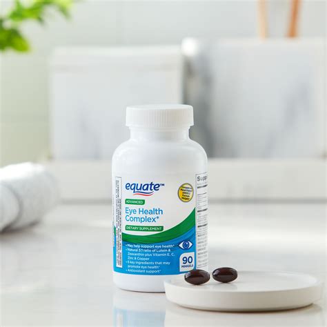 Equate Eye Health Complex Minigels Dietary Supplement 90 Count In