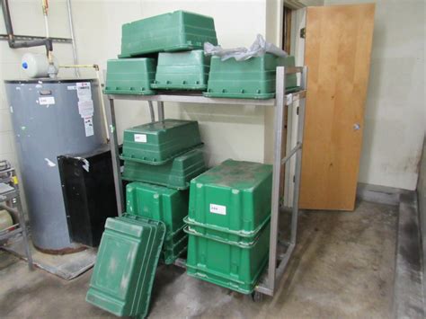 Lot 243 24x48 S Steel 2 Deck Cart Vision Equipment