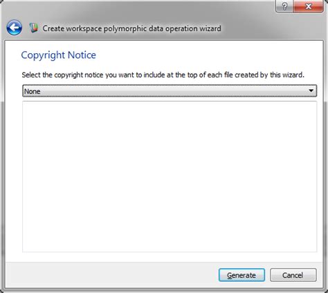 Workspace Writing A Workspace Polymorphic Data Operation
