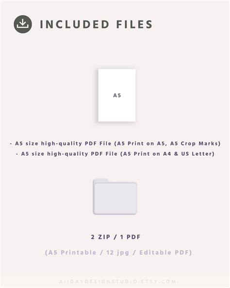 A5 Grid Lined Note Taking Template Babe Note Template Printable