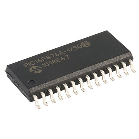 Microchip Pic16f876a I So Microcontroller Smd 8 Bit Soic28 Rapid Online