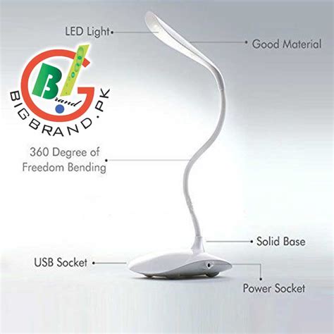 Flexible Touch Sensor LED Desk Lamp