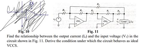 Solved Fig 11find The Relationship Between The Output