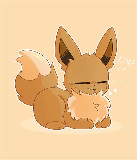 Loafing Vee Eevee Fanart By Glacytale On Deviantart