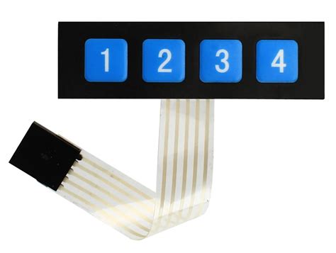 Teclado Matricial Para Arduino 04 Teclas Usinainfo